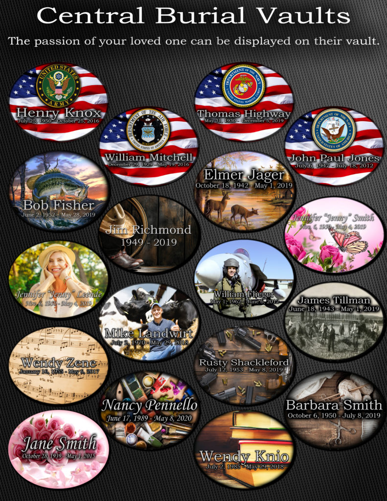 Vault Decorations - Central Burial Vaults